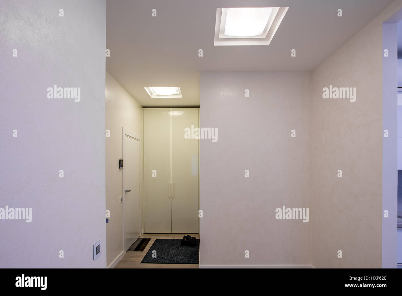 The White ceiling and illuminated with LED Stock Photo - Alamy