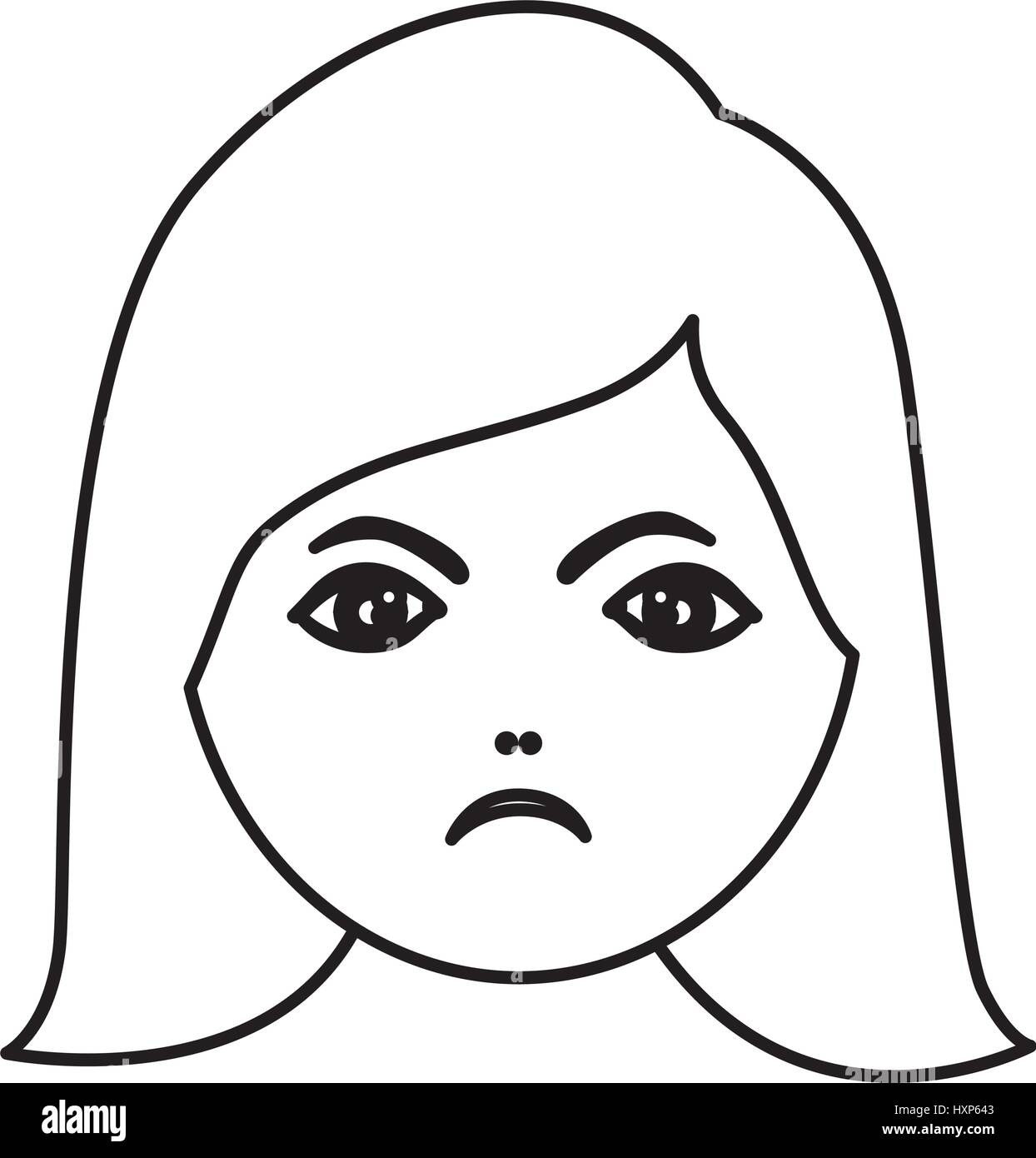 Human face emoticon furious expression hi-res stock photography and ...