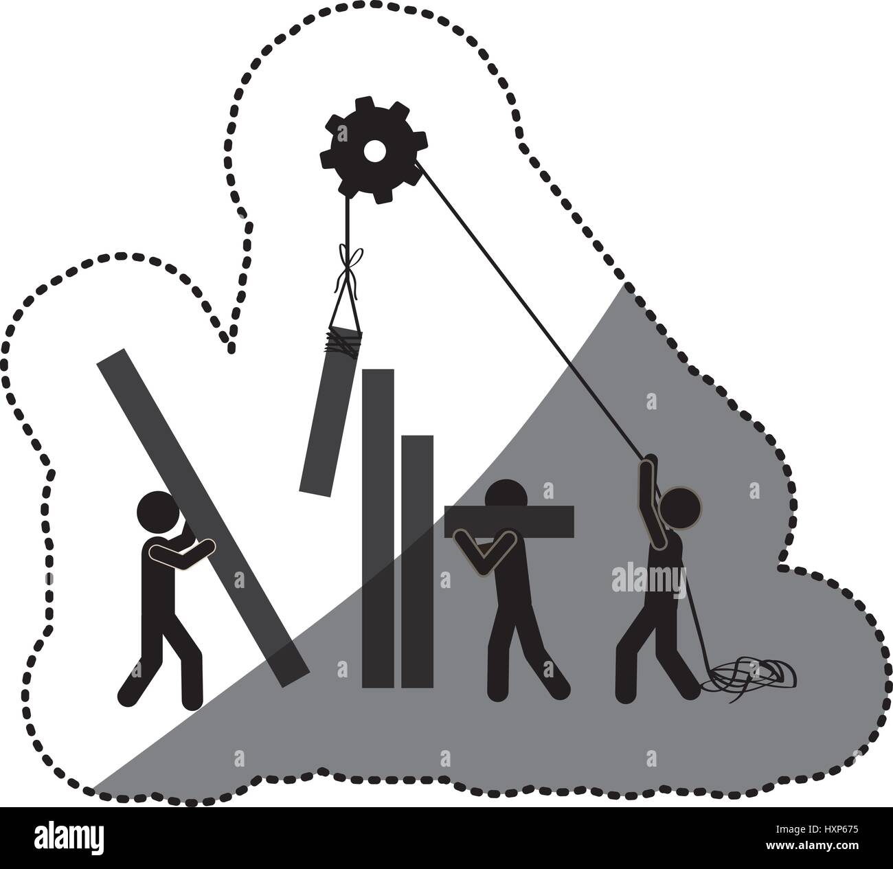 Manual workers Stock Vector Images - Alamy