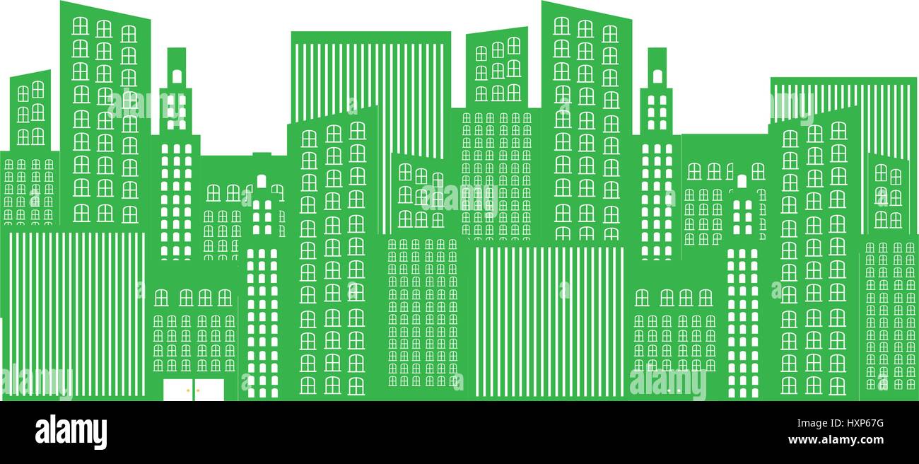 Aerial view buildings Stock Vector Images - Alamy