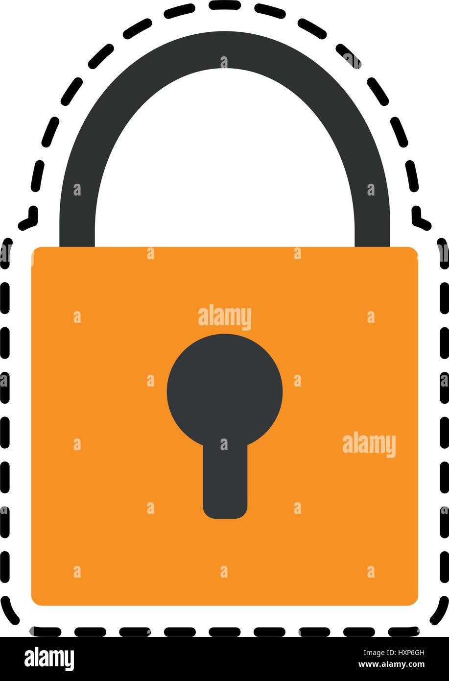 security padlock icon Stock Vector Image & Art - Alamy