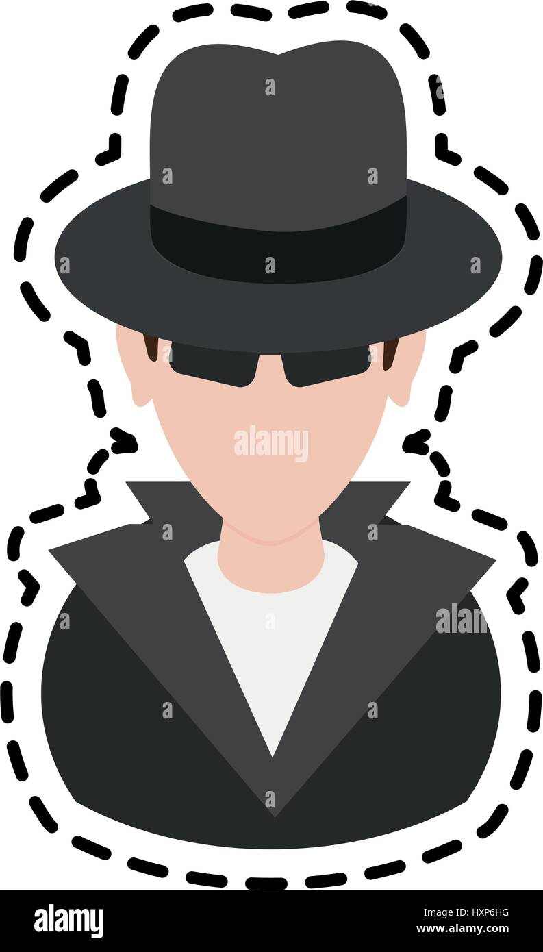 hacker man icon Stock Vector Image & Art - Alamy