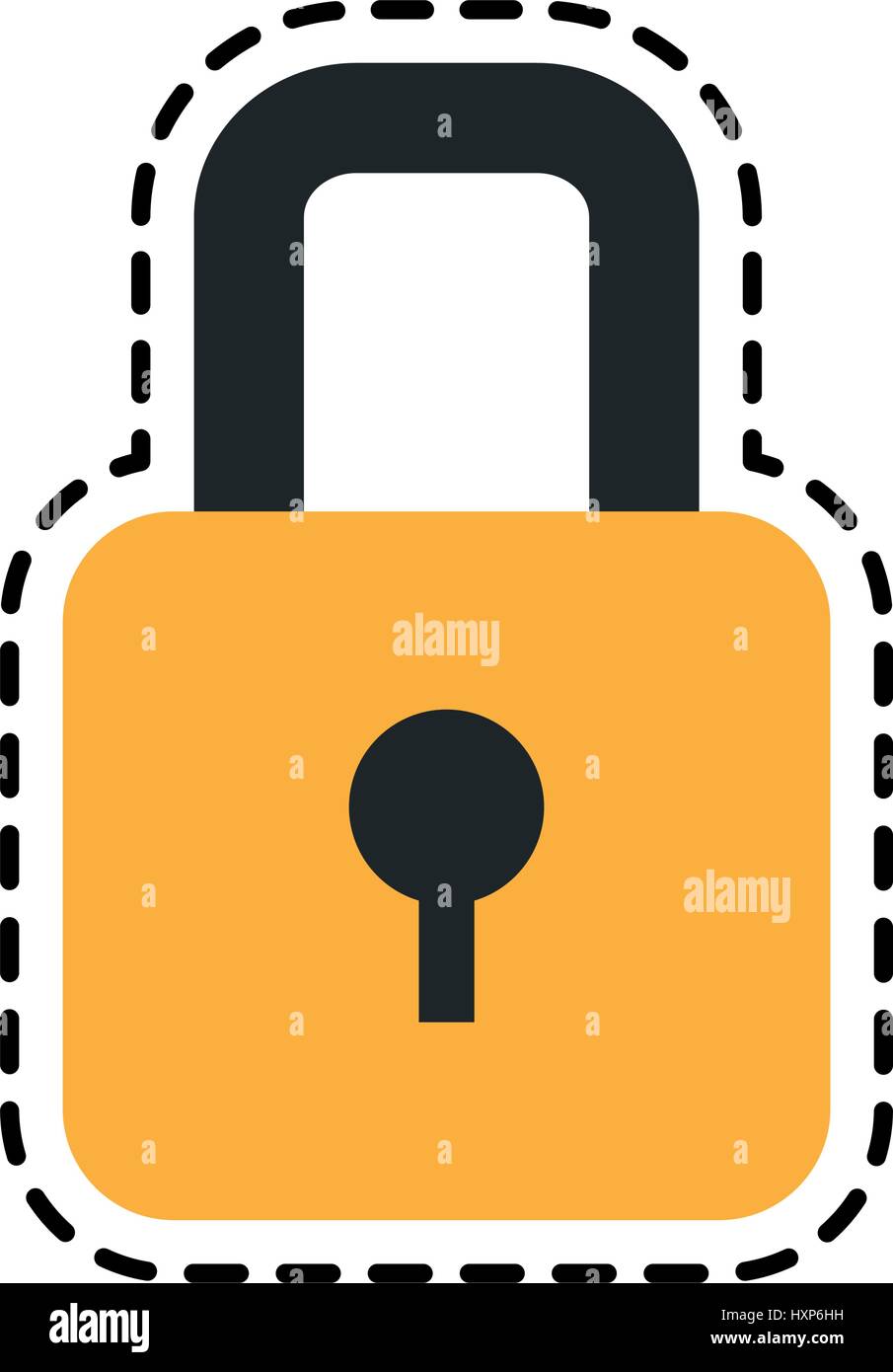 security padlock icon Stock Vector Image & Art - Alamy