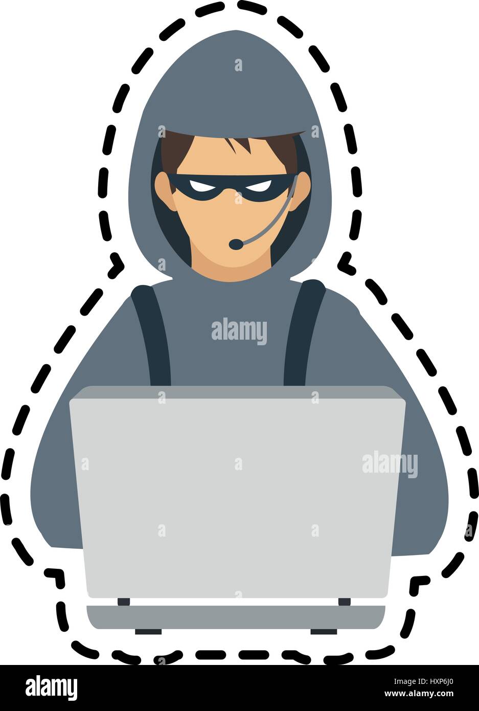 hacker man icon Stock Vector Image & Art - Alamy