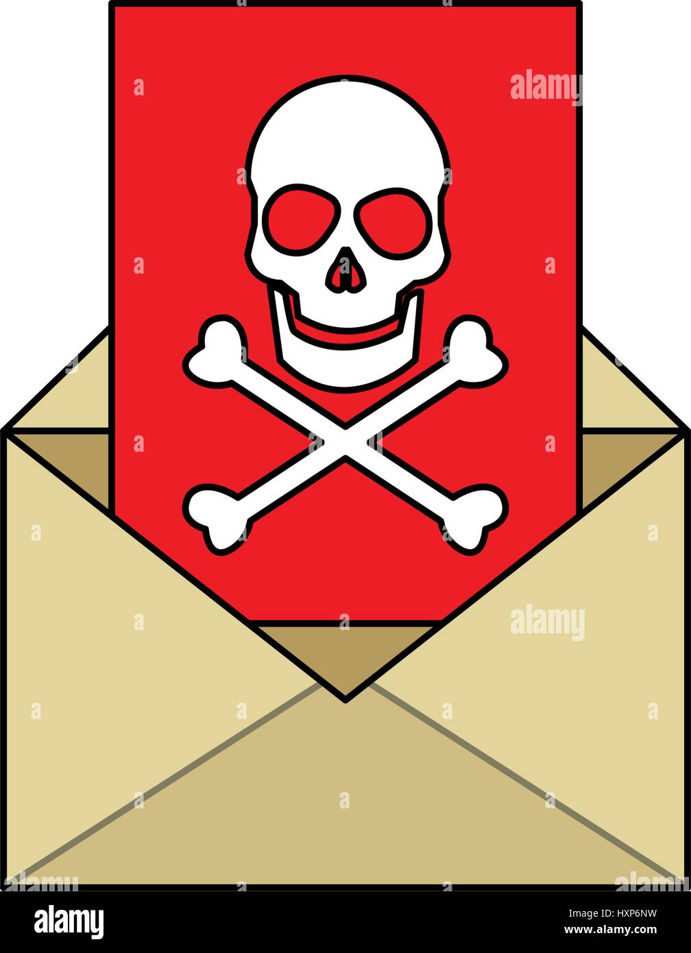Phishing email skull sign hi-res stock photography and images - Alamy