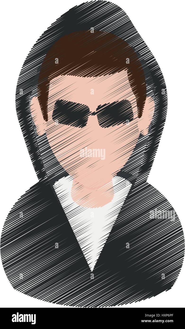 suspicious looking man criminal icon image Stock Vector Image & Art - Alamy