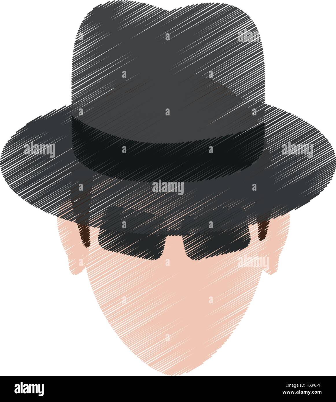 suspicious looking man criminal icon image Stock Vector Image & Art - Alamy