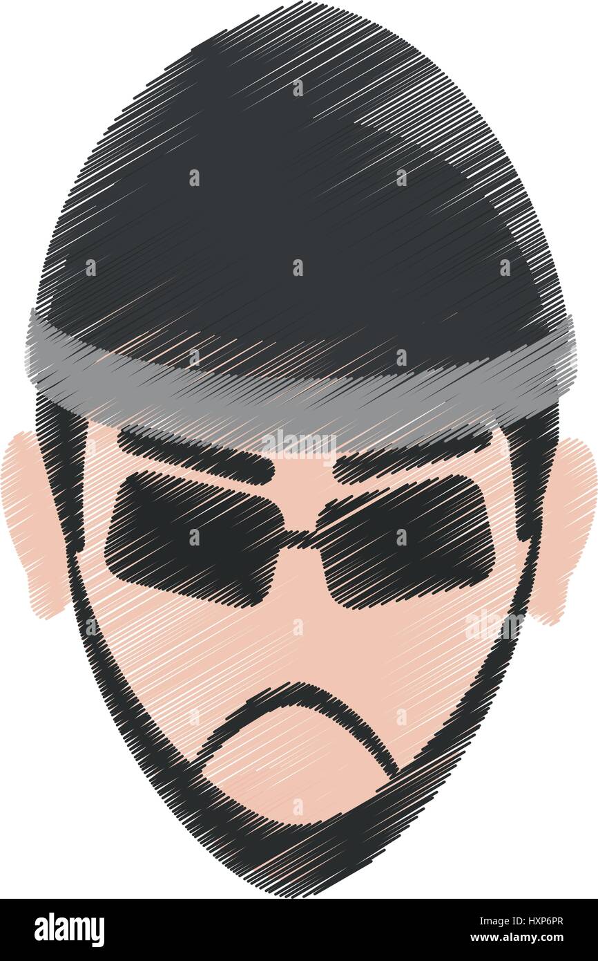 suspicious looking man criminal icon image Stock Vector Image & Art - Alamy