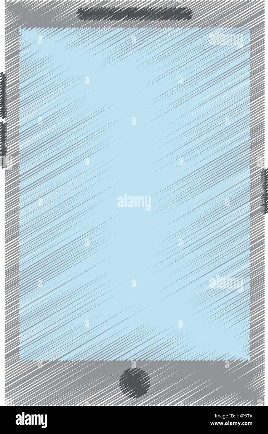 blank screen modern cellphone icon image Stock Vector Image & Art - Alamy