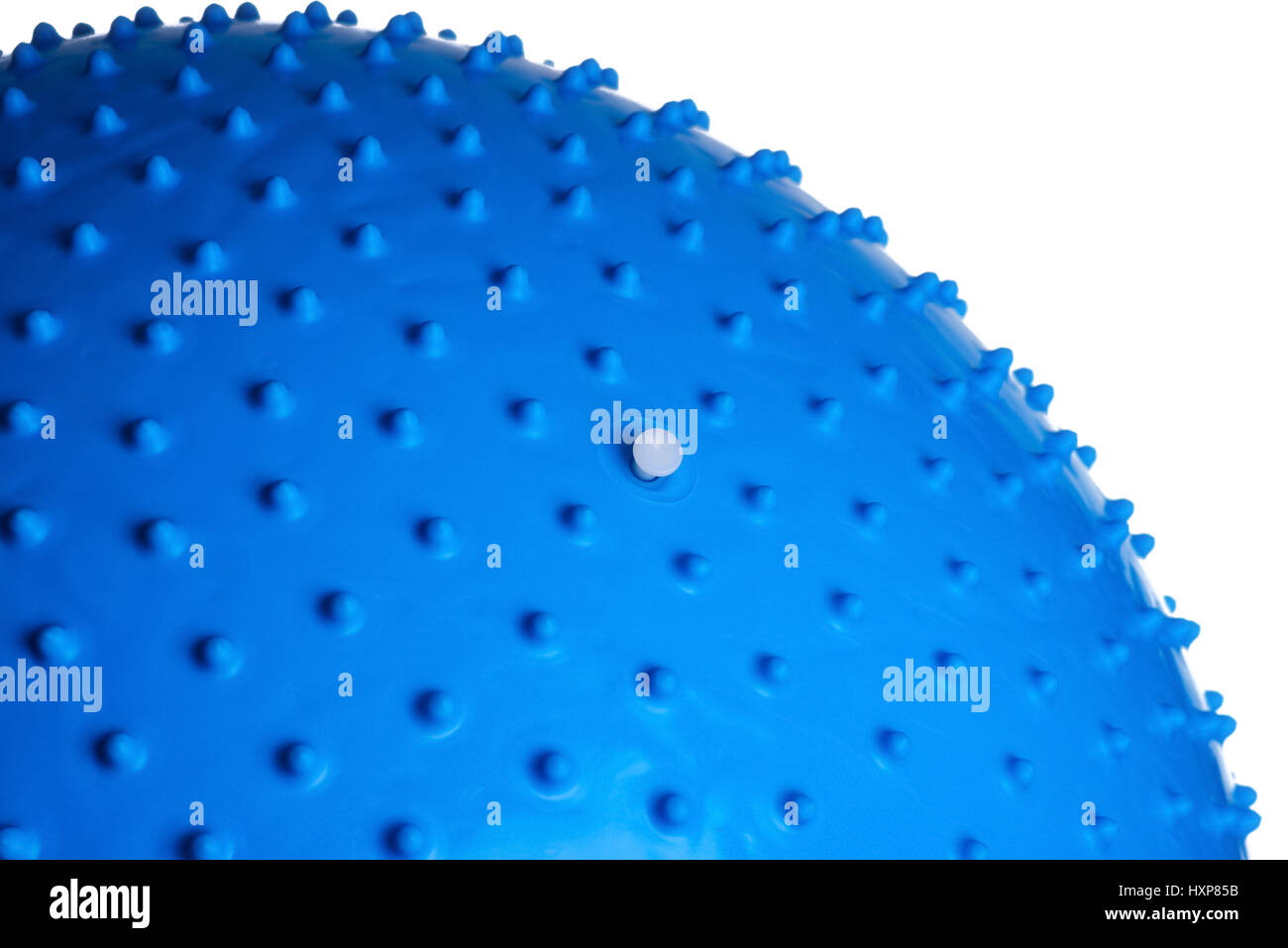 Close up of an fitness ball isolated on white background Stock Photo ...