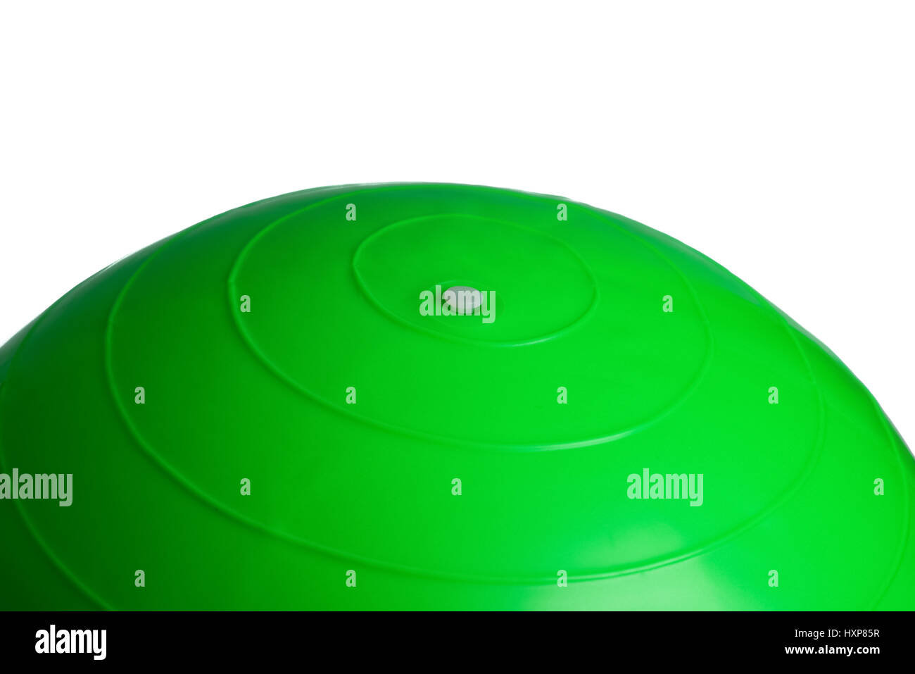 Close up of an fitness ball isolated on white background Stock Photo ...