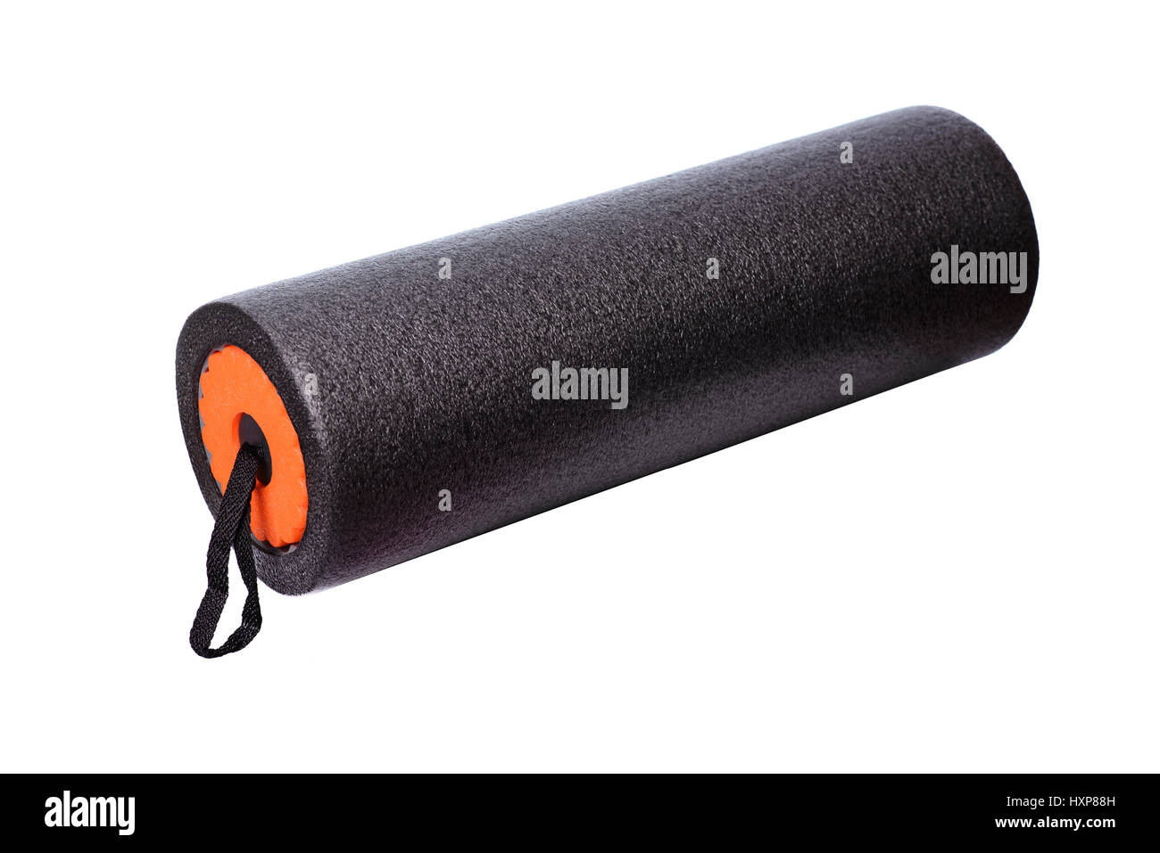 Foam Roller Gym Fitness Equipment Blue Isolated on White Background for ...