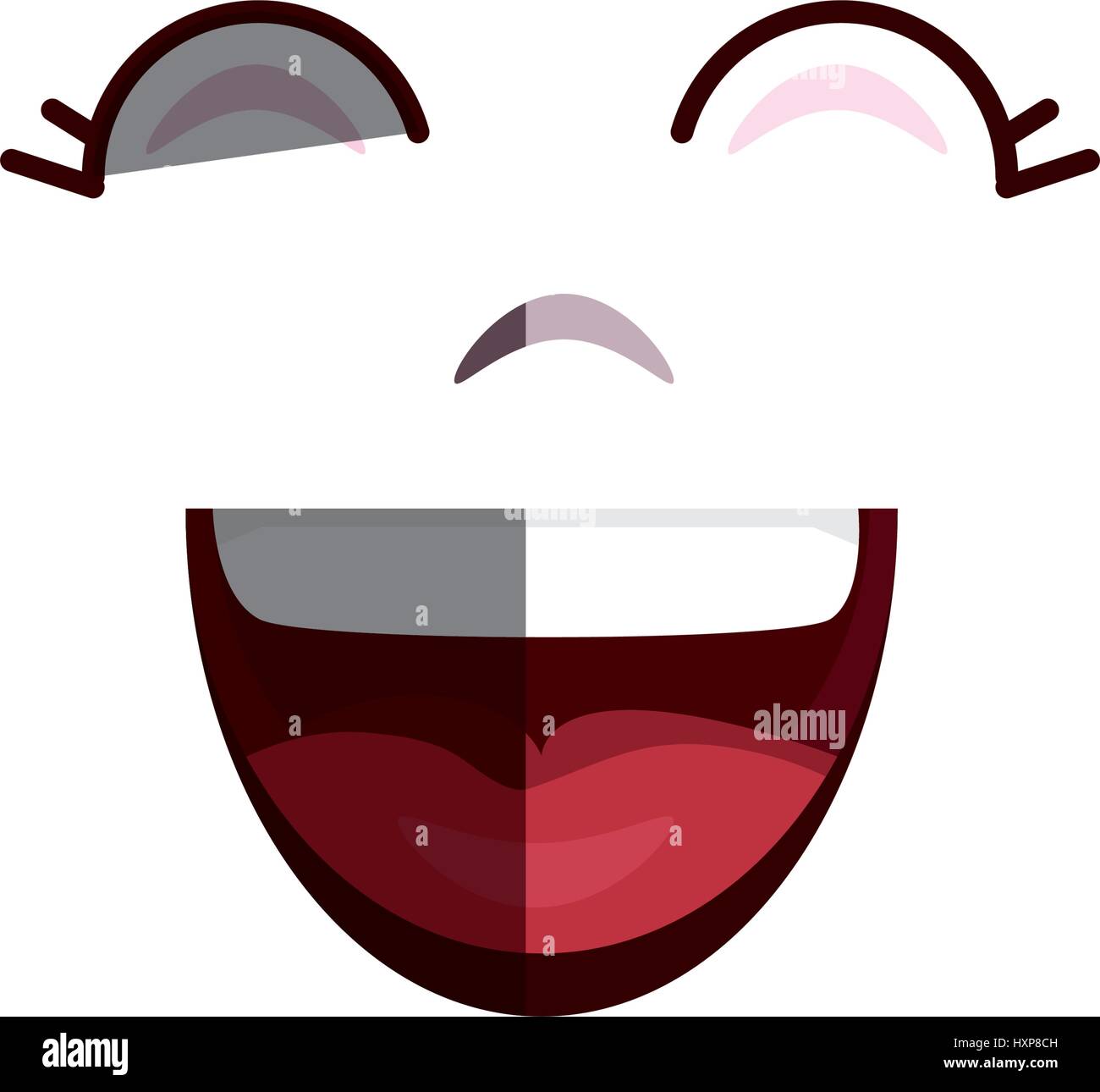 comic face smile icon Stock Vector Image & Art - Alamy