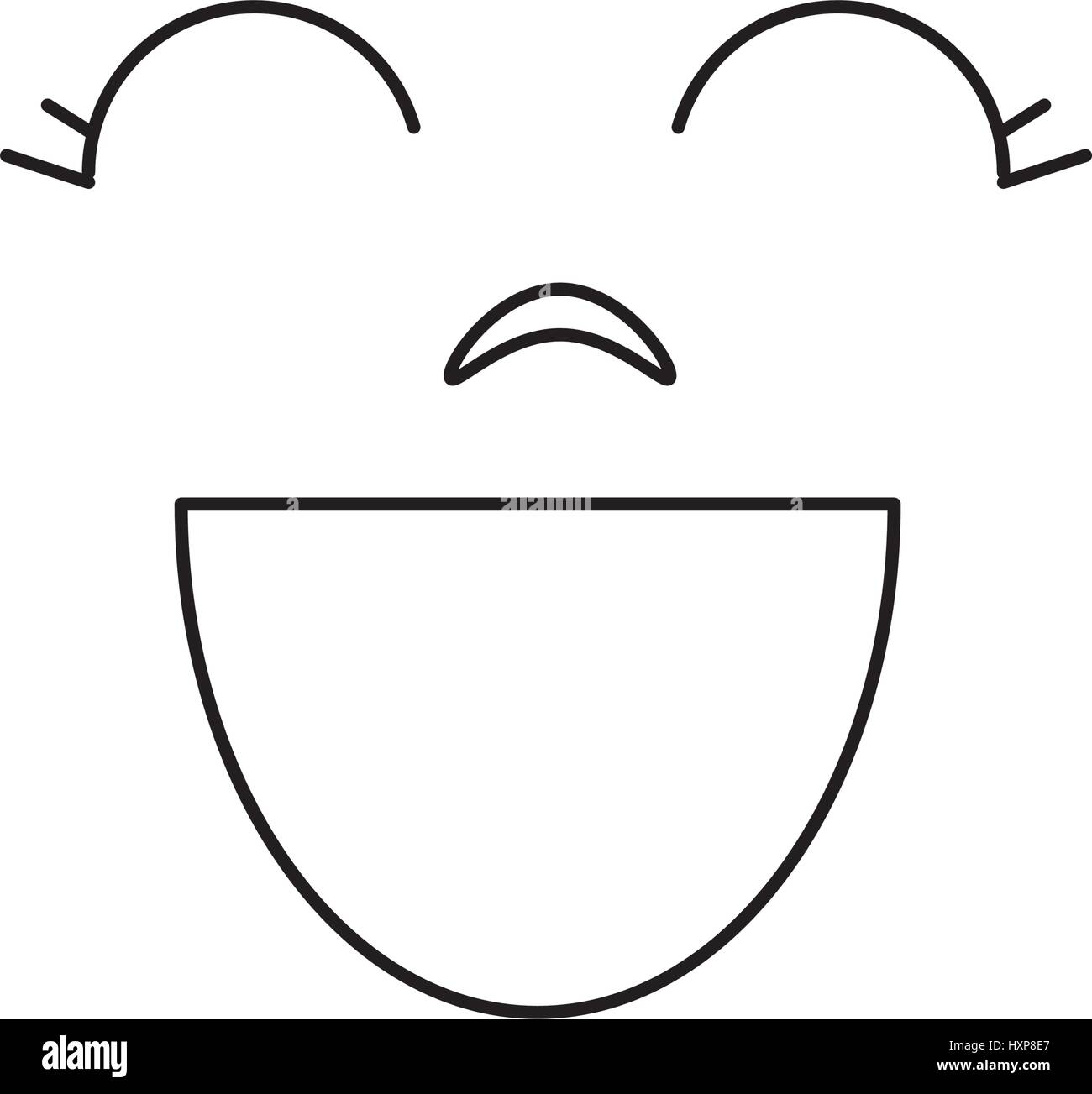 comic face smile icon Stock Vector Image & Art - Alamy