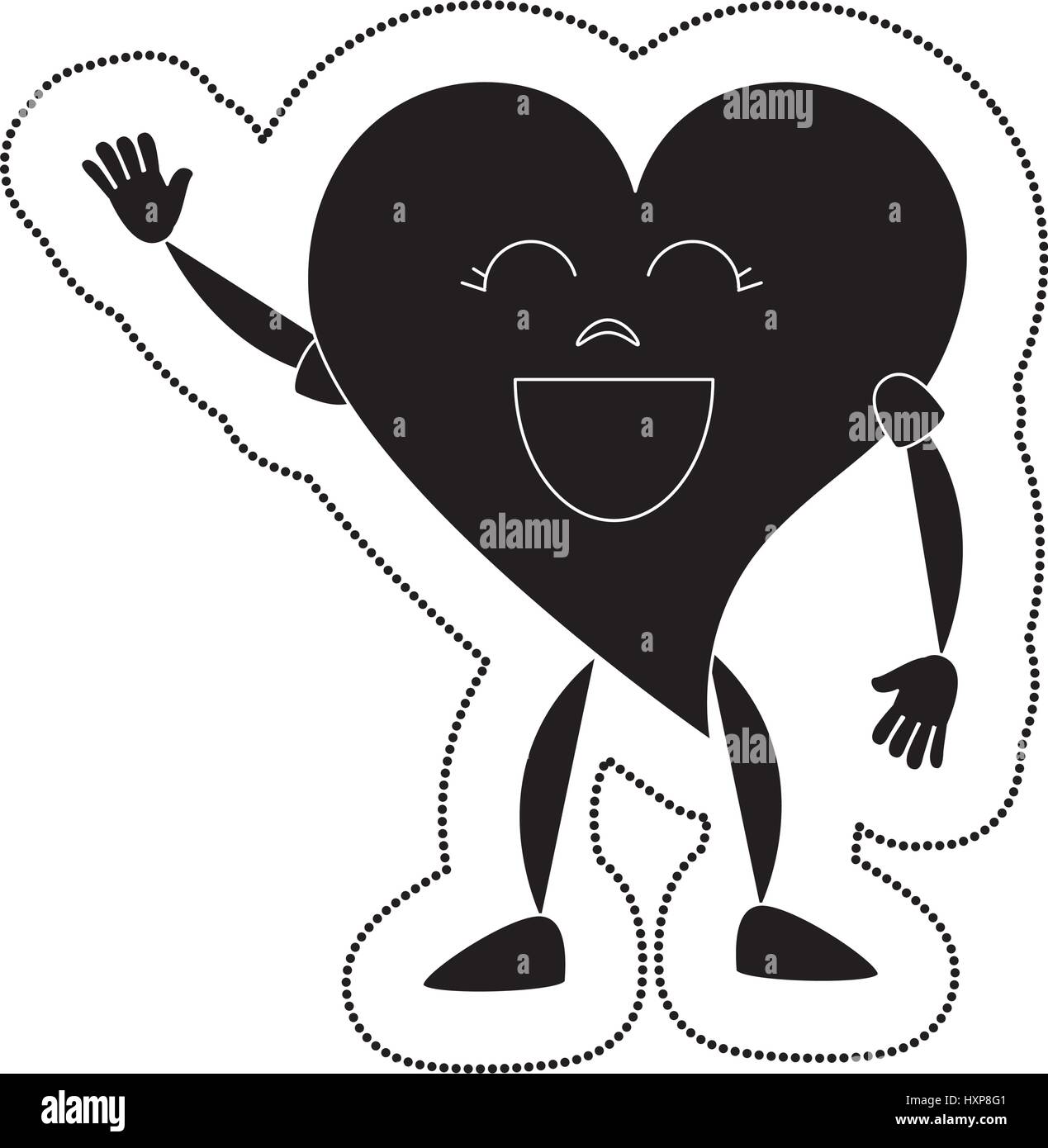 heart love character icon Stock Vector Image & Art - Alamy