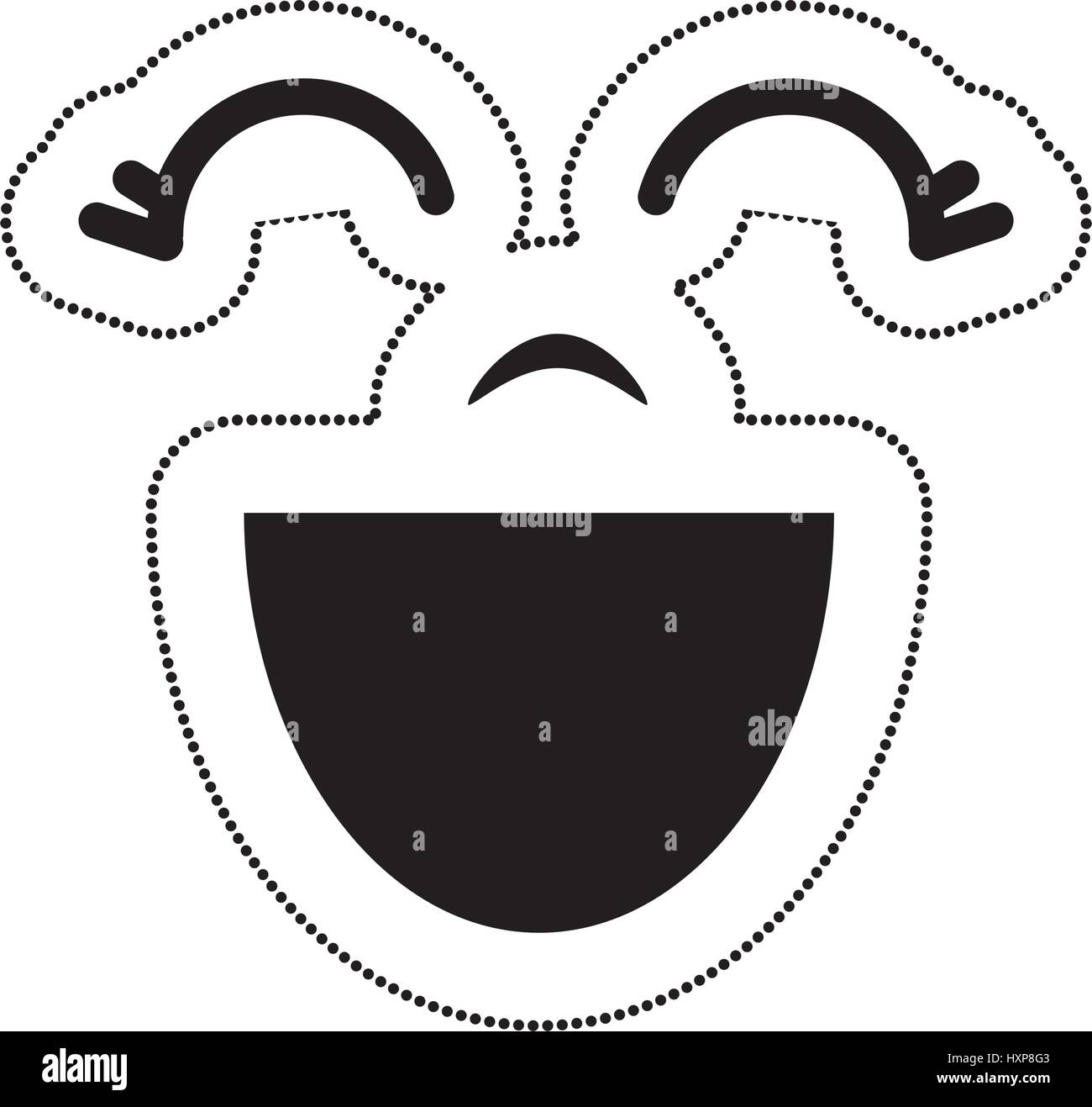comic face smile icon Stock Vector Image & Art - Alamy