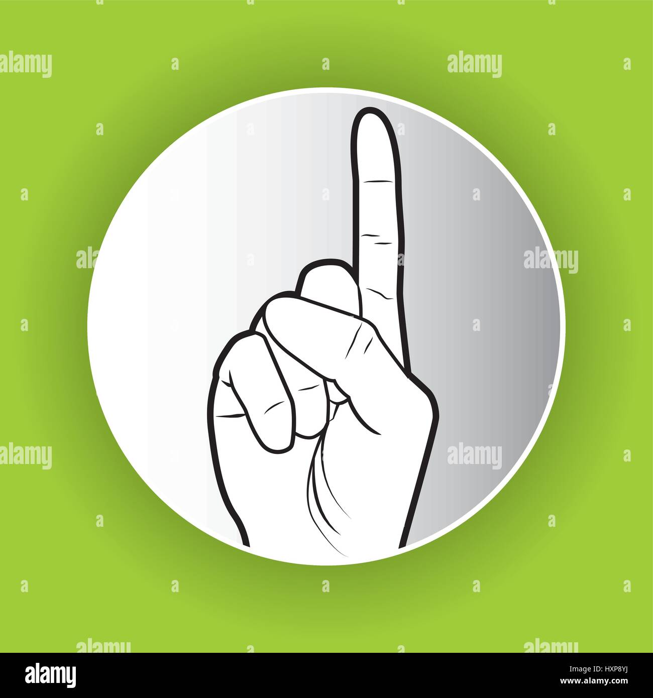 sign language design Stock Vector Image & Art - Alamy