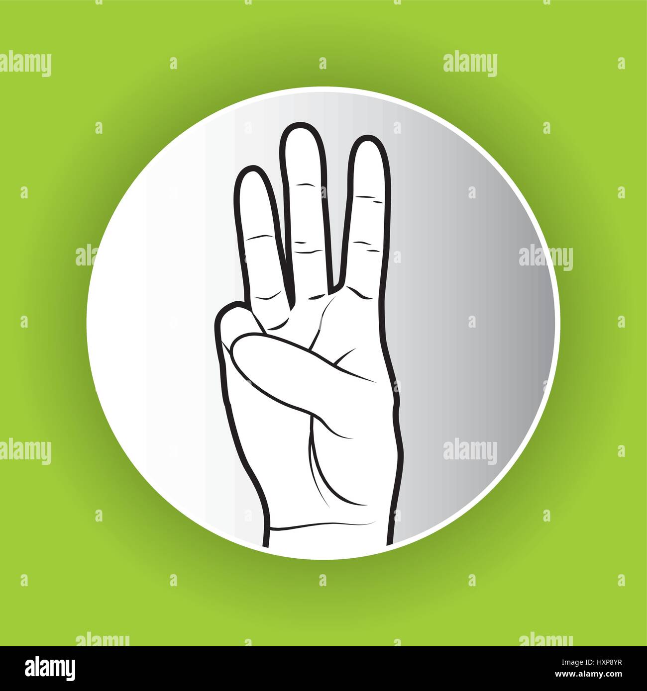 sign language design Stock Vector Image & Art - Alamy