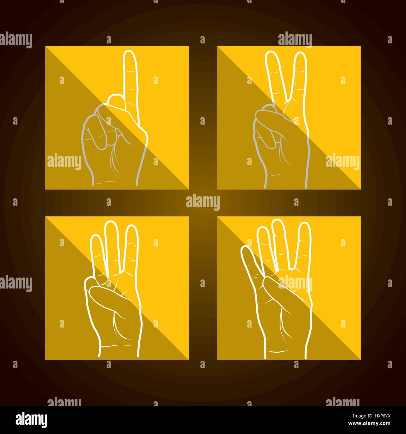sign language design Stock Vector Image & Art - Alamy