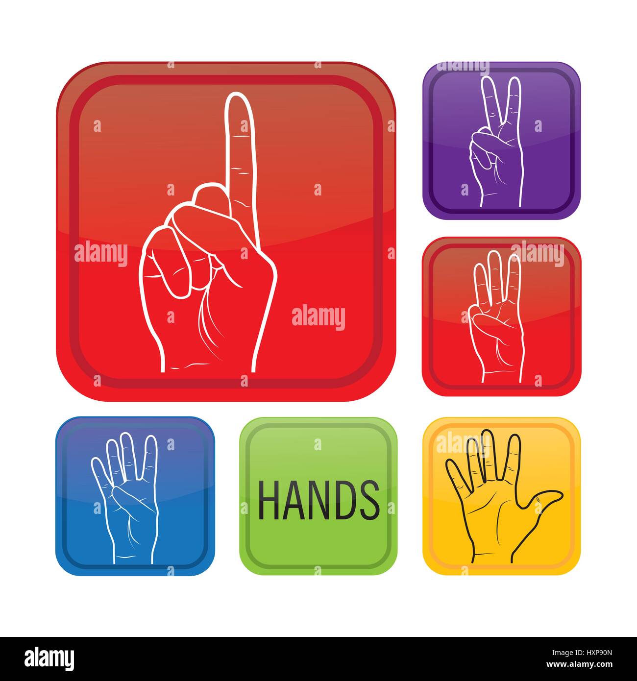 sign language design Stock Vector Image & Art - Alamy