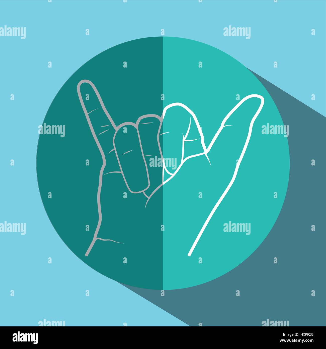 sign language design Stock Vector Image & Art - Alamy