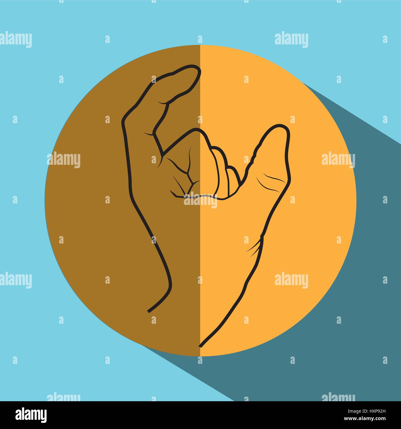 sign language design Stock Vector Image & Art - Alamy