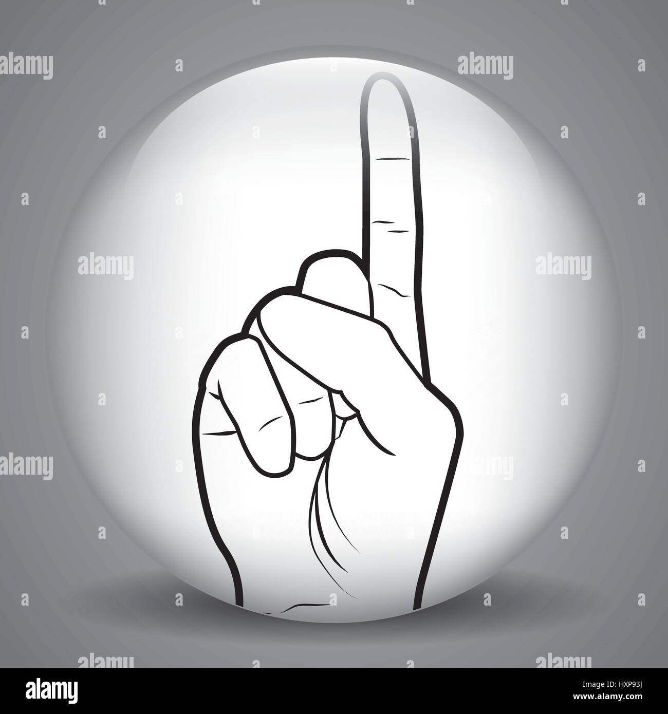 sign language design Stock Vector Image & Art - Alamy