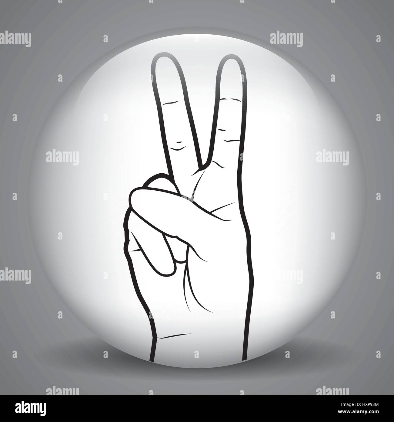 sign language design Stock Vector Image & Art - Alamy