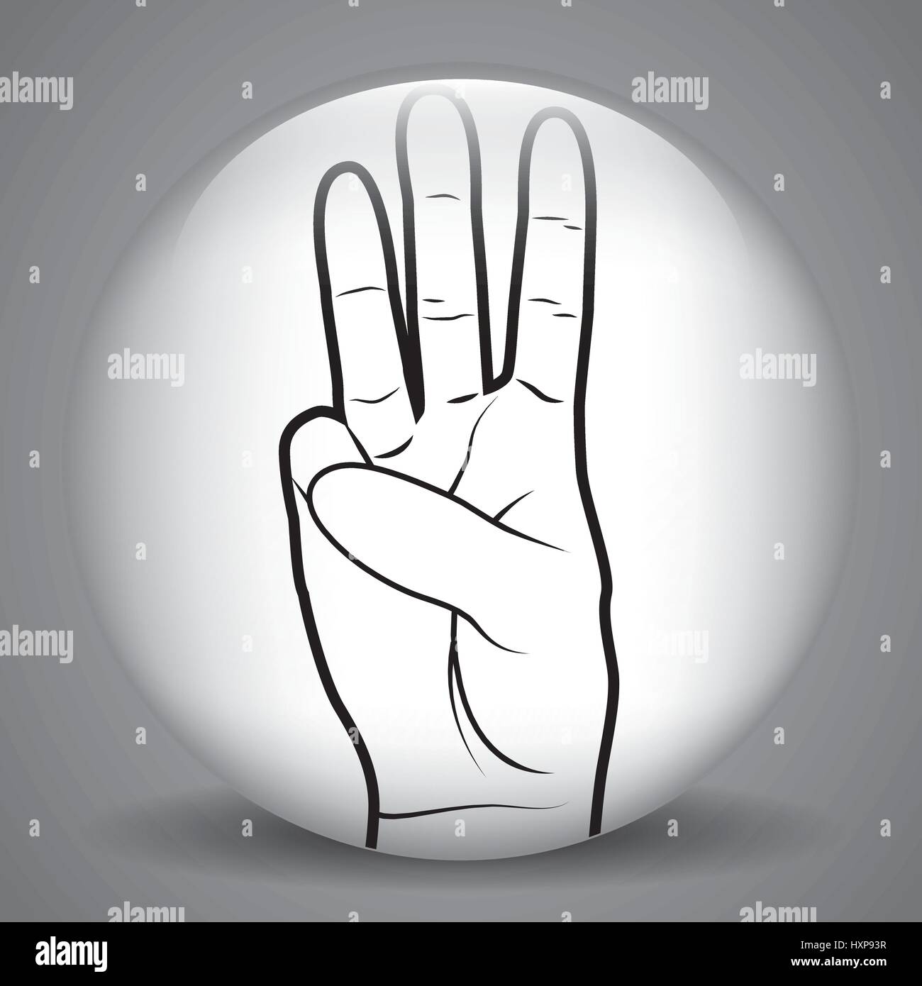 sign language design Stock Vector Image & Art - Alamy