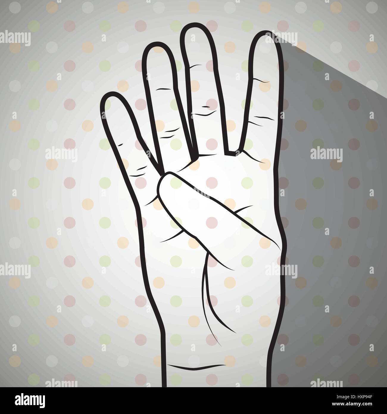 sign language design Stock Vector Image & Art - Alamy