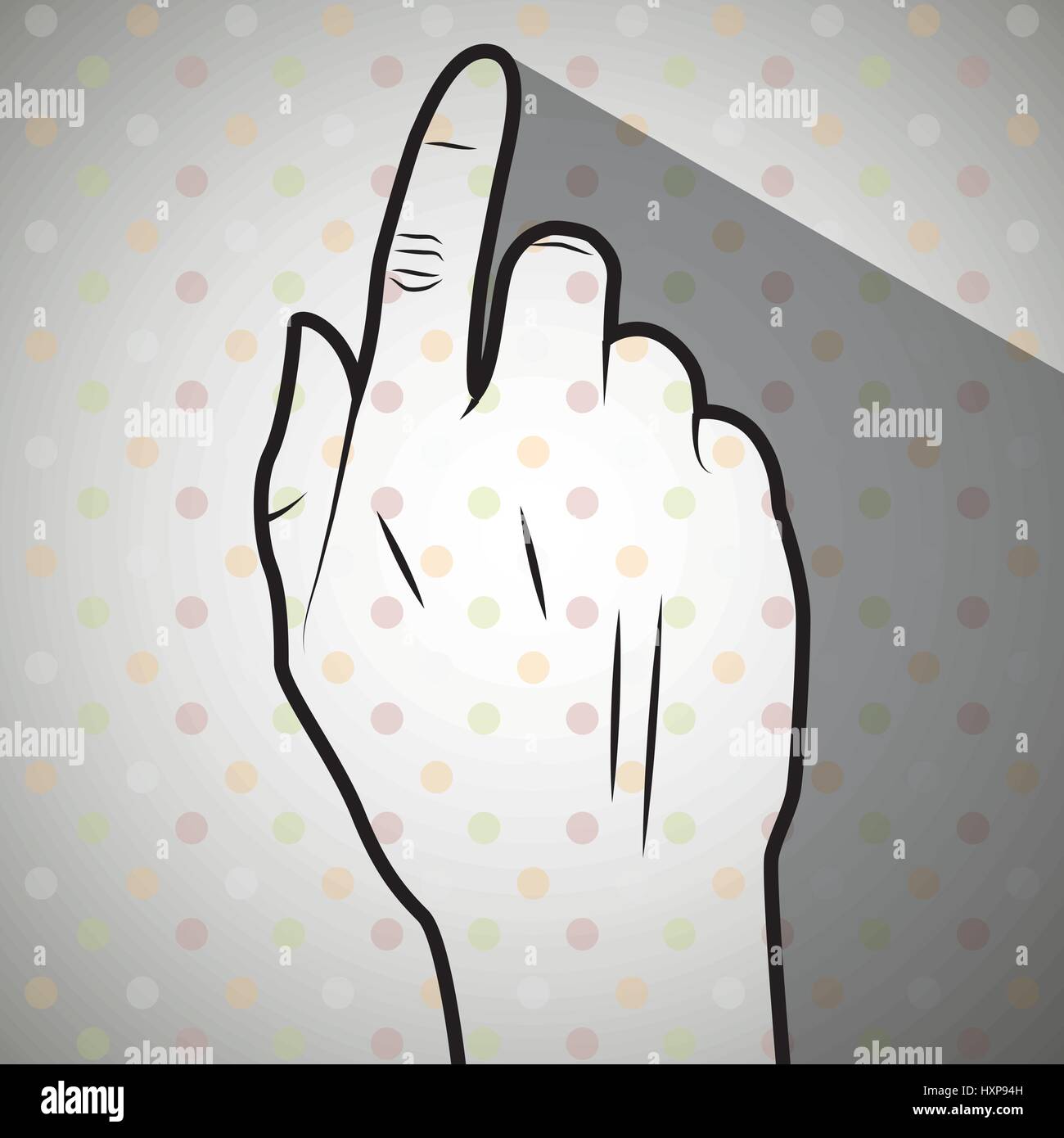 Hand sign language alphabet deaf Stock Vector Images - Alamy