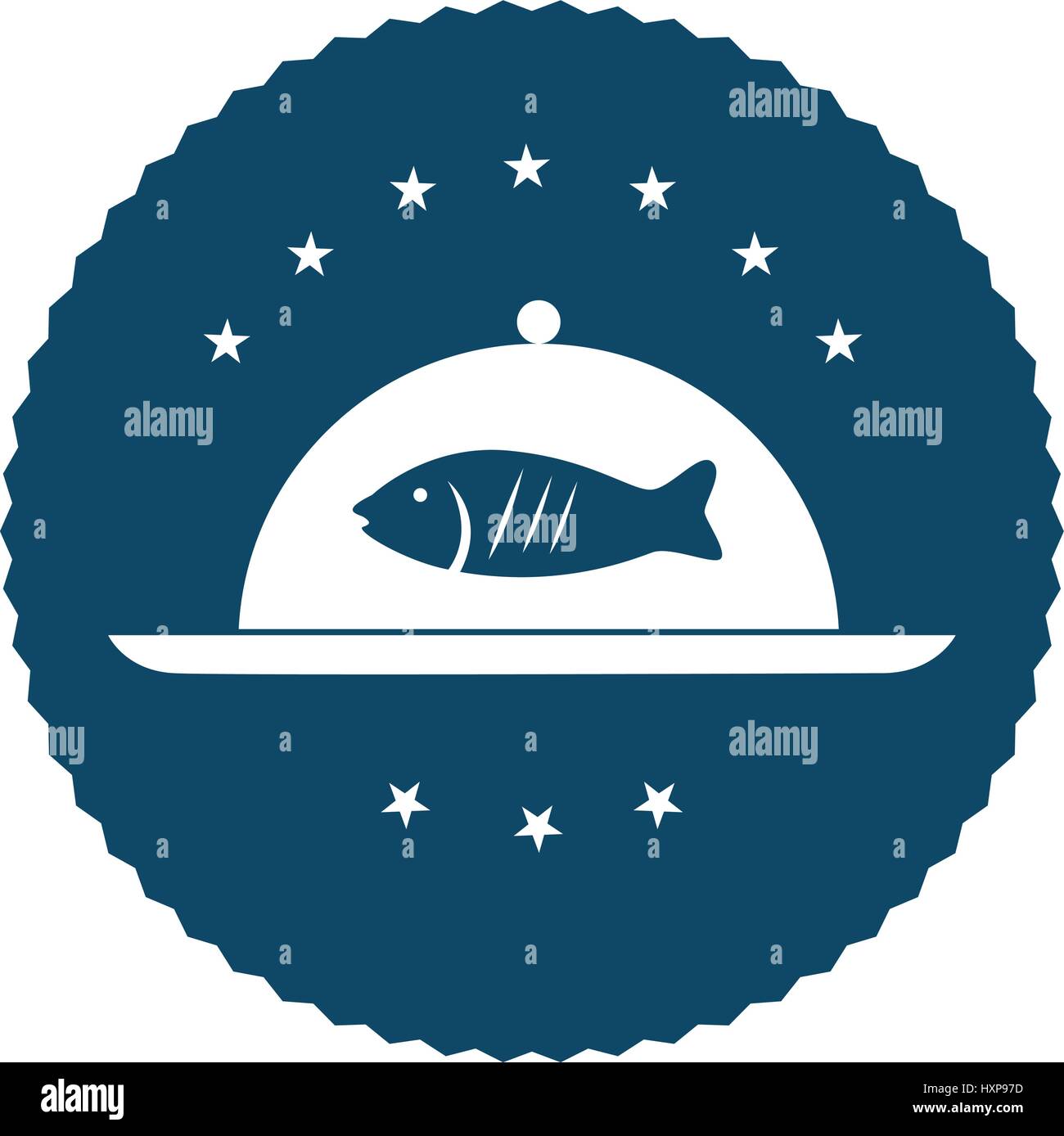 delicious fish sea food Stock Vector Image & Art - Alamy