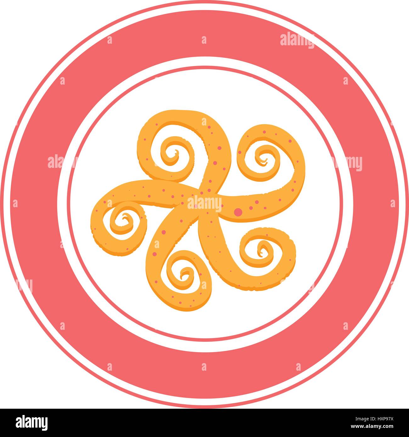 octopus sea food icon Stock Vector Image & Art - Alamy