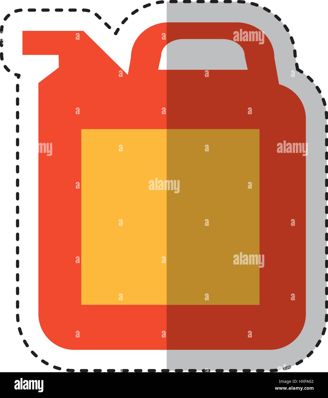 gallon tank oil icon vector illustration design Stock Vector Image ...