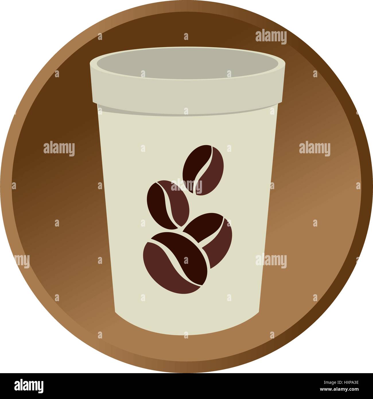 delicious coffee glass icon Stock Vector Image & Art - Alamy