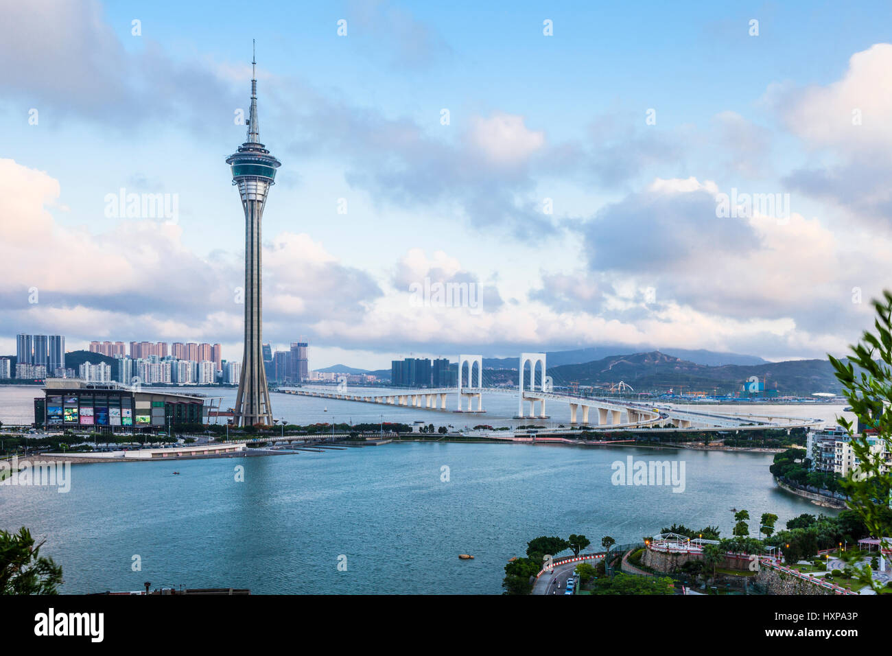Macao city architectural landscape Stock Photo - Alamy