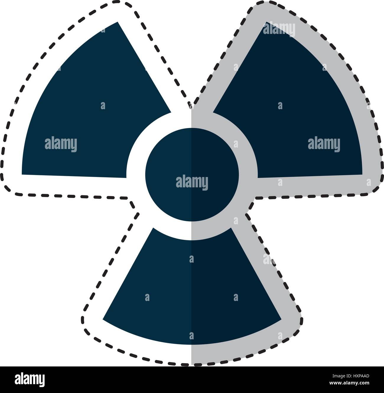 nuclear sign isolated icon vector illustration design Stock Vector ...