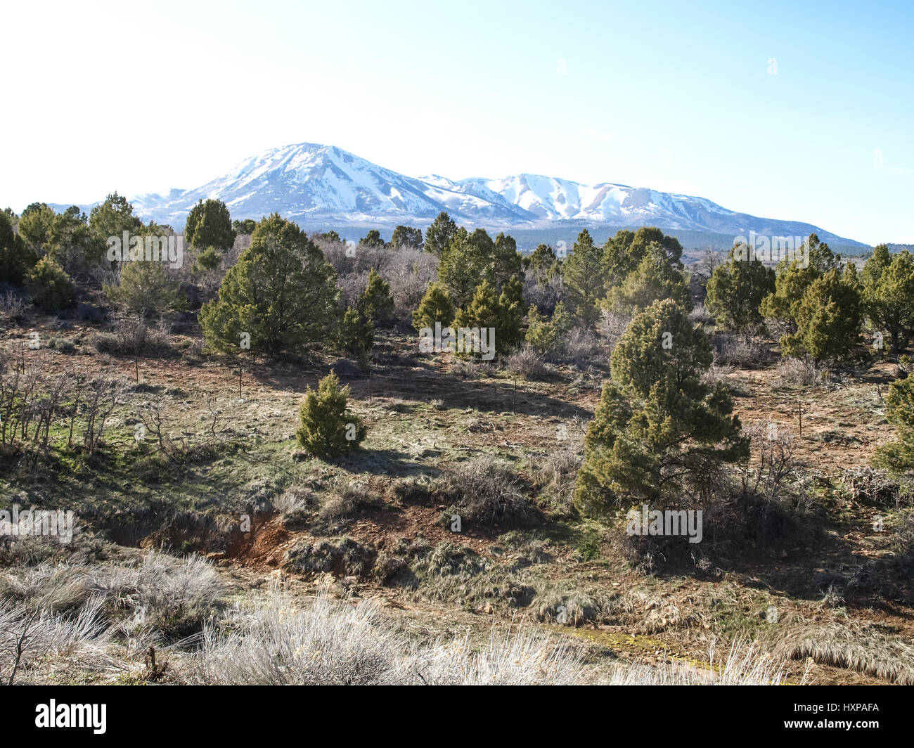 Landscape of the ancient rocks. Monument Valley, Arizona Stock Photo ...