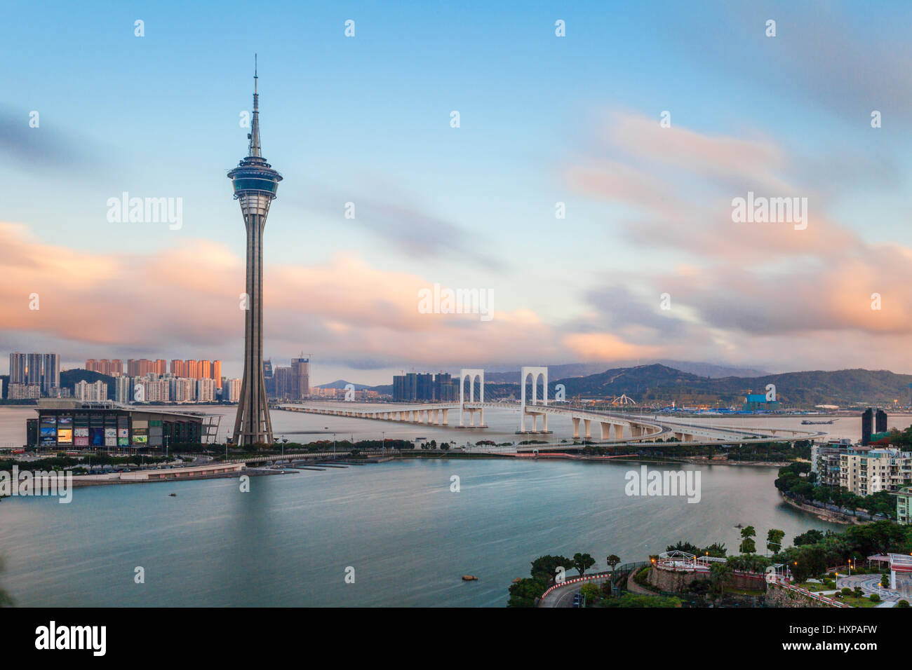 Urban architecture in Macao Stock Photo - Alamy