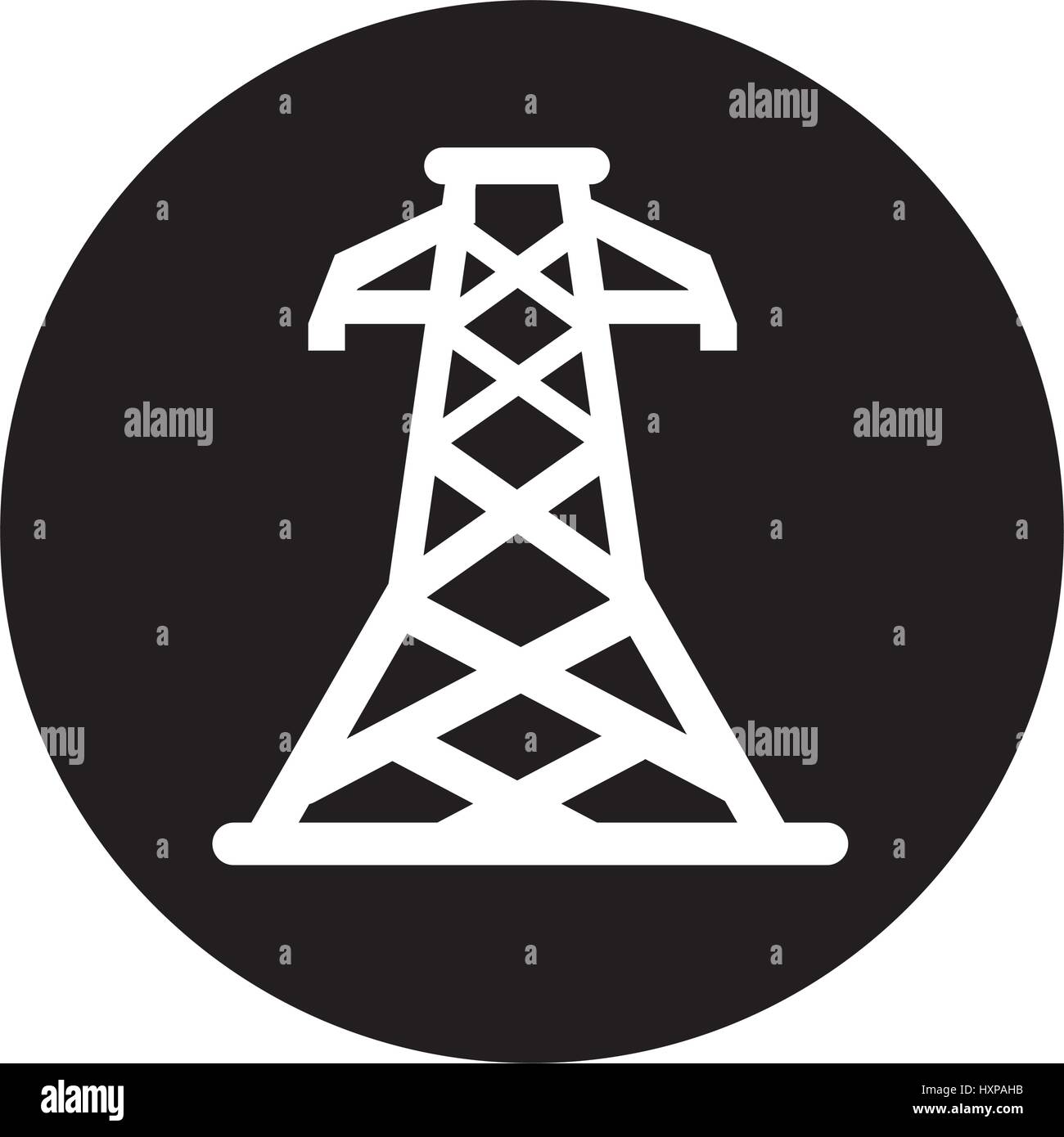 energy tower isolated icon vector illustration design Stock Vector ...