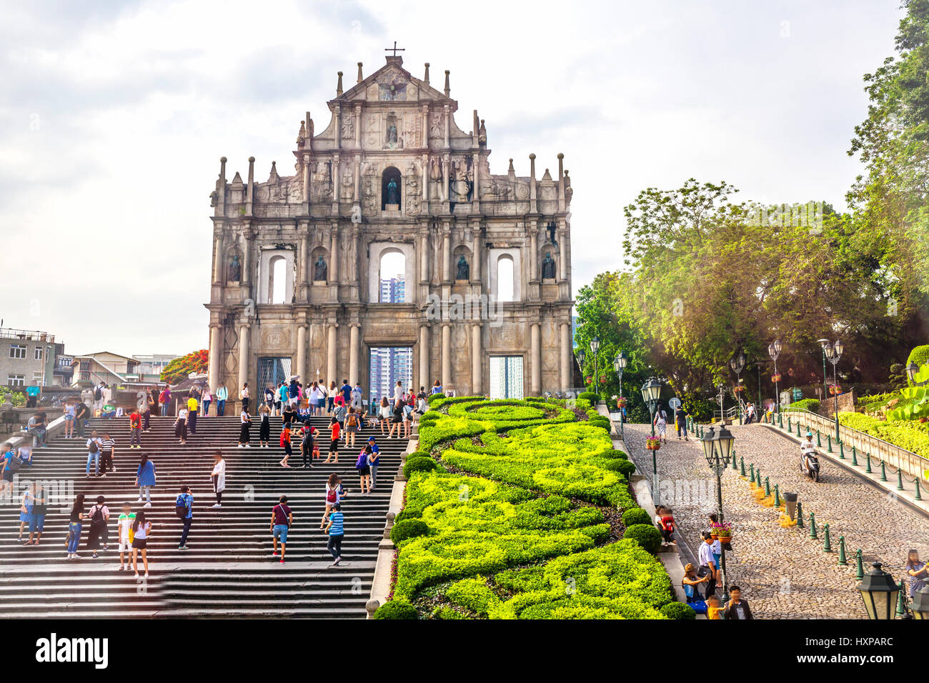 Ruins of St . Paul in Macao Stock Photo - Alamy
