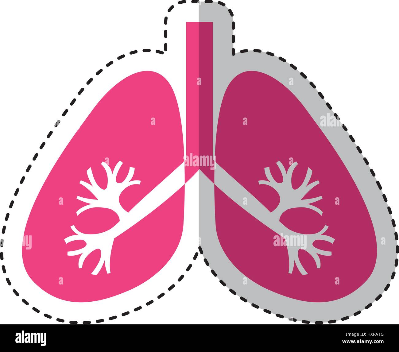 Good lung Stock Vector Images - Alamy
