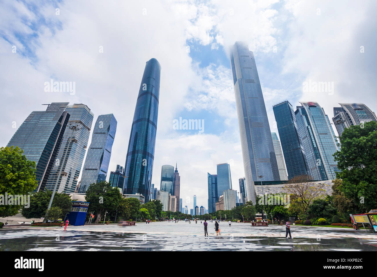 Guangzhou cityscape canton tower square hi-res stock photography and ...