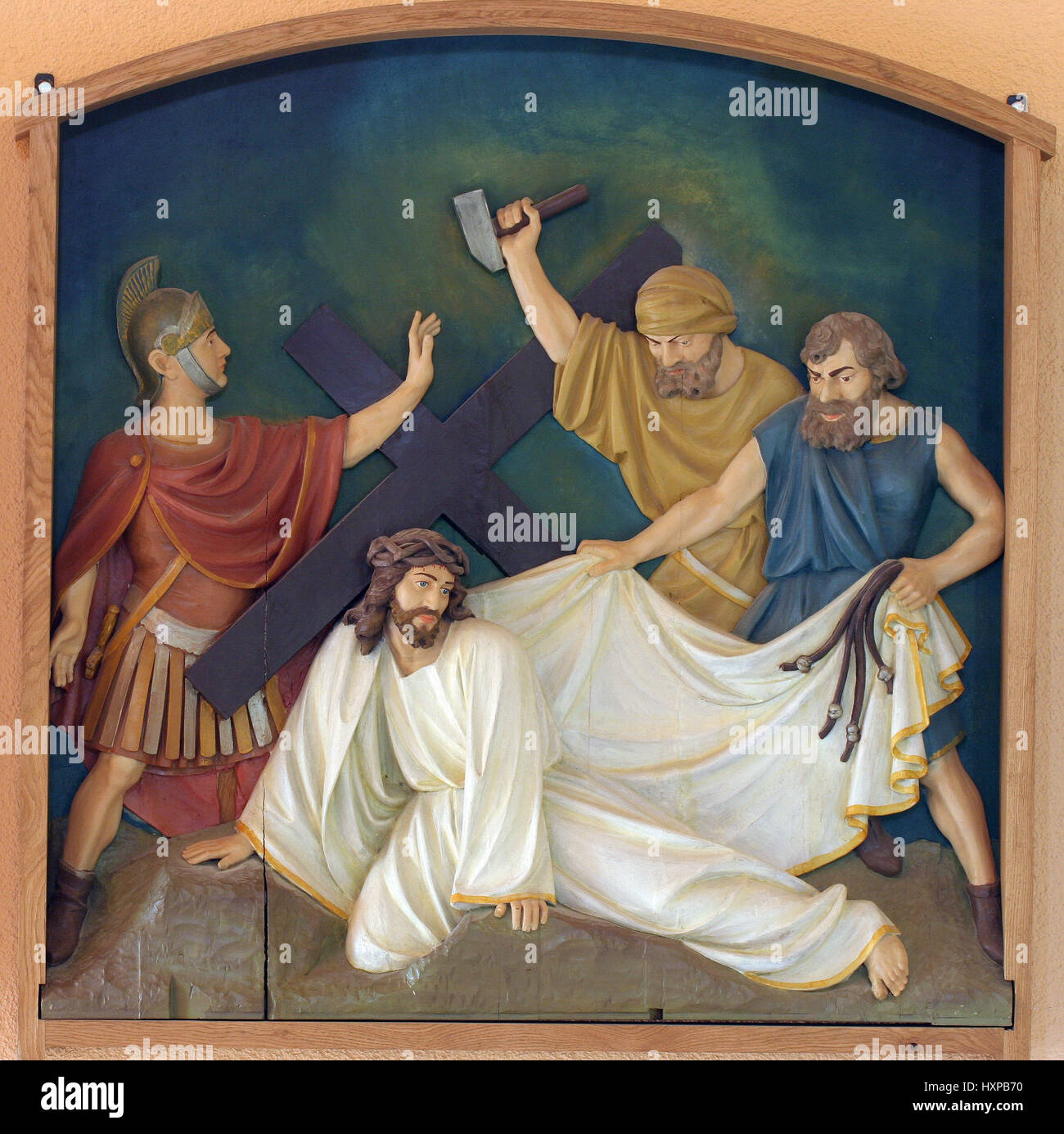 3rd Stations of the Cross, Jesus falls the first time, Church of the ...