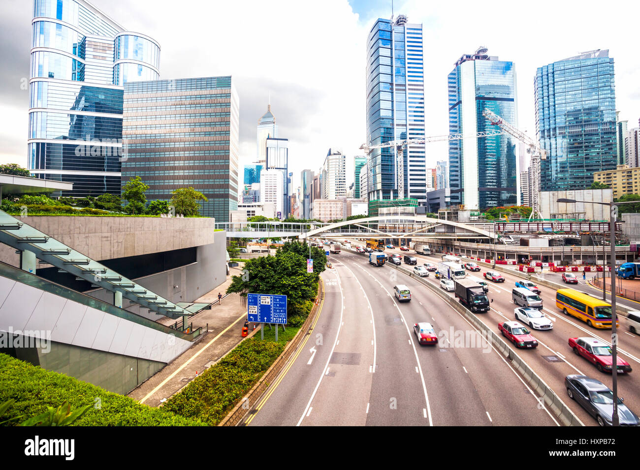 Hongkong city architectural landscape Stock Photo - Alamy