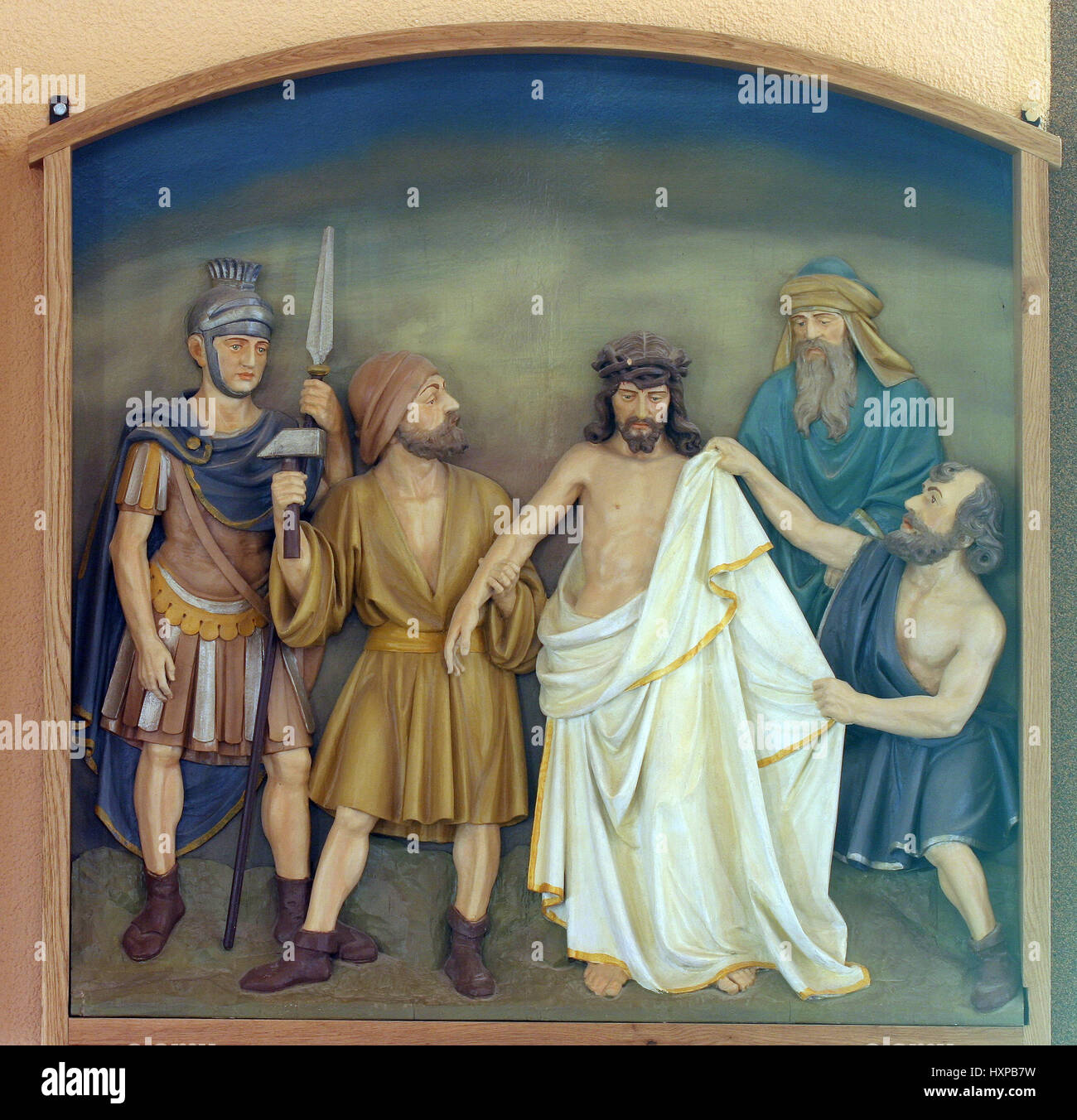 Jesus crucifixion garments hi-res stock photography and images - Alamy