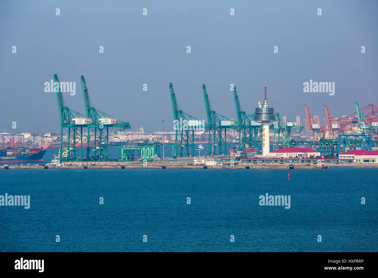 Tianjin port in China Stock Photo - Alamy