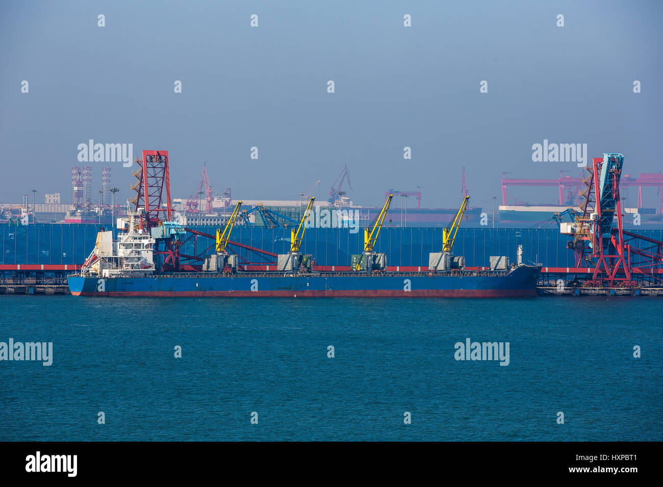 Tianjin port in China Stock Photo - Alamy