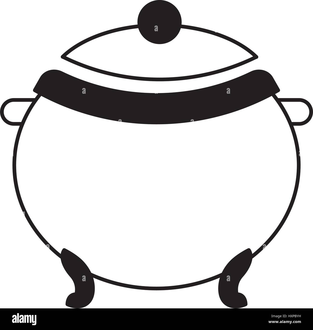 cauldron old isolated icon vector illustration design Stock Vector ...