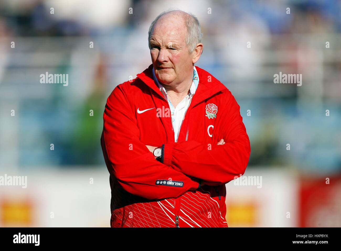 BRIAN ASHTON ENGLAND RUGBY UNION HEAD COACH STADIO FLAMINIO ROME ITALY ...
